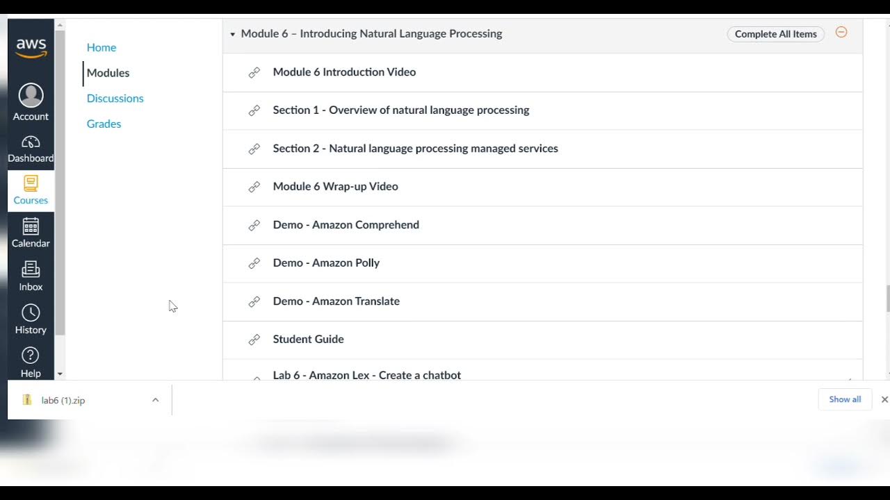 Aicte AWS AI,ML Module-6 Final knowledge check Answers 💯 #aws #aicte # ...