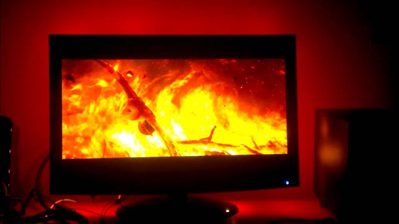 Raspberry Pi + Ambilight + XBMC + WS2801 - YouTube