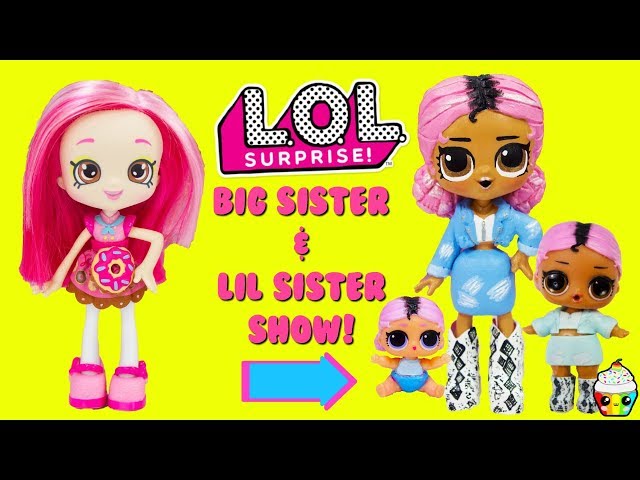 LOL Surprise DIY Big Sister Show Jet Set QT Big Sister & Lil Sister ...