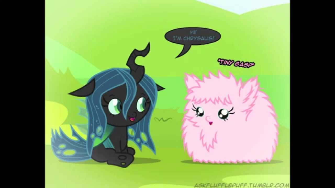 Queen Chrysalis And Fluffle Puff
