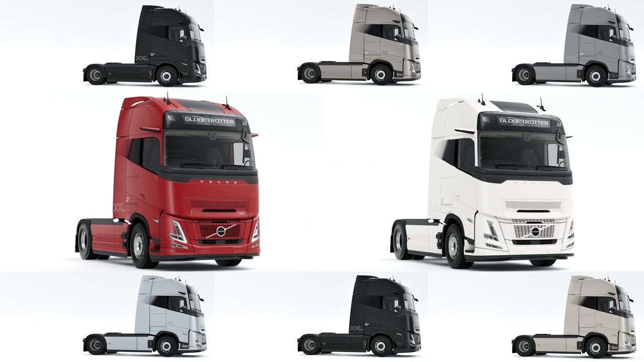 All New 2024 VOLVO FH AERO COLORS! What's your favourite? - YouTube