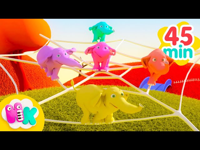 Elephants for Kids 🐘 One Elephant Went Out To Play | Songs for Kids ...