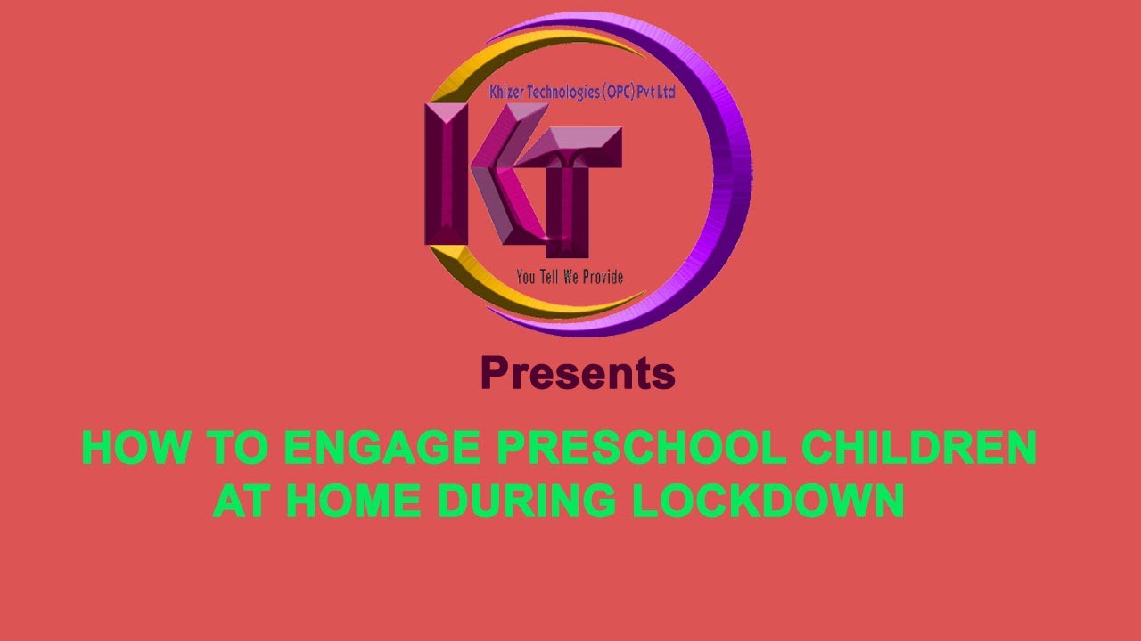 HOW TO ENGAGE PRESCHOOL CHILDREN AT HOME DURING LOCKDOWN - YouTube