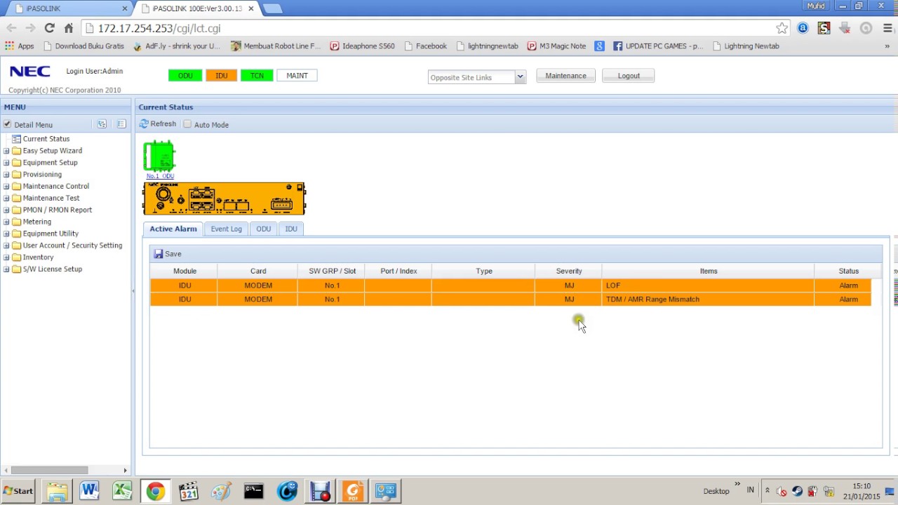 Tutorial Konfigurasi IDU NEC - YouTube