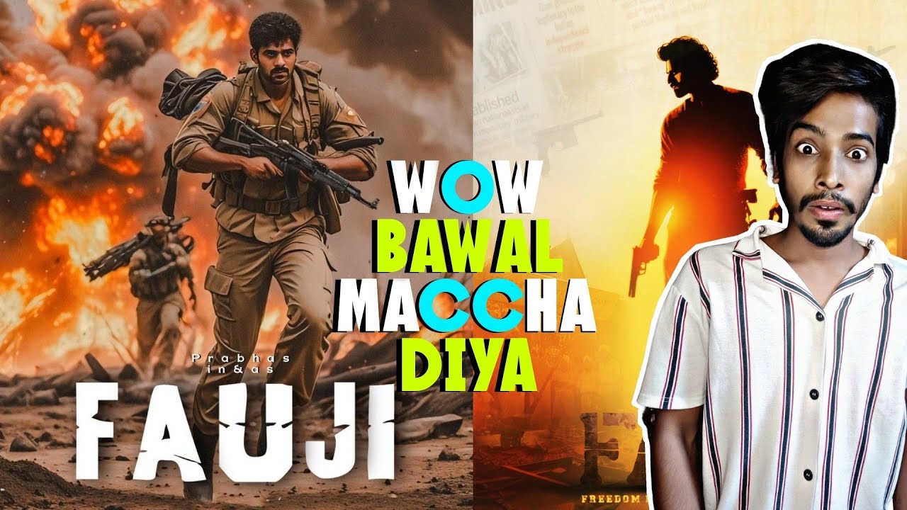 Prabhas FAUJI Official Shocking Update | Fauji First Look Release Time ...