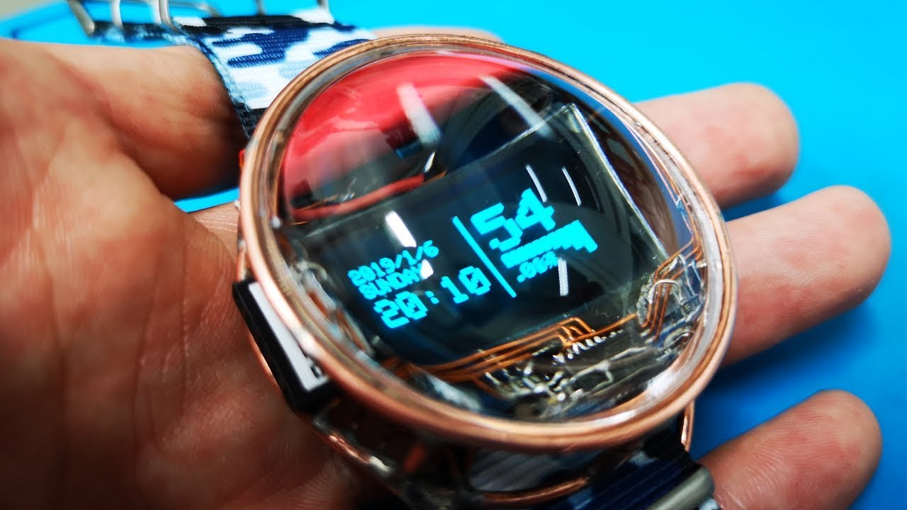 Skeleton Watch - Freeform electronic circuit - YouTube