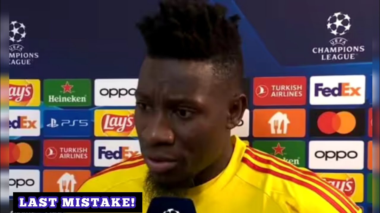 Andre Onana "ALMOST CRIED" During his emotional interview after Bayern ...