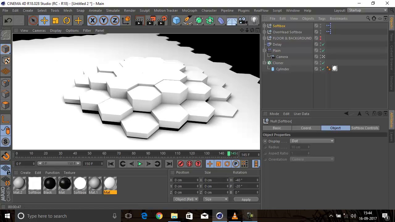 CINEMA 4D TUTORIAL HEXOGON CLONER - YouTube