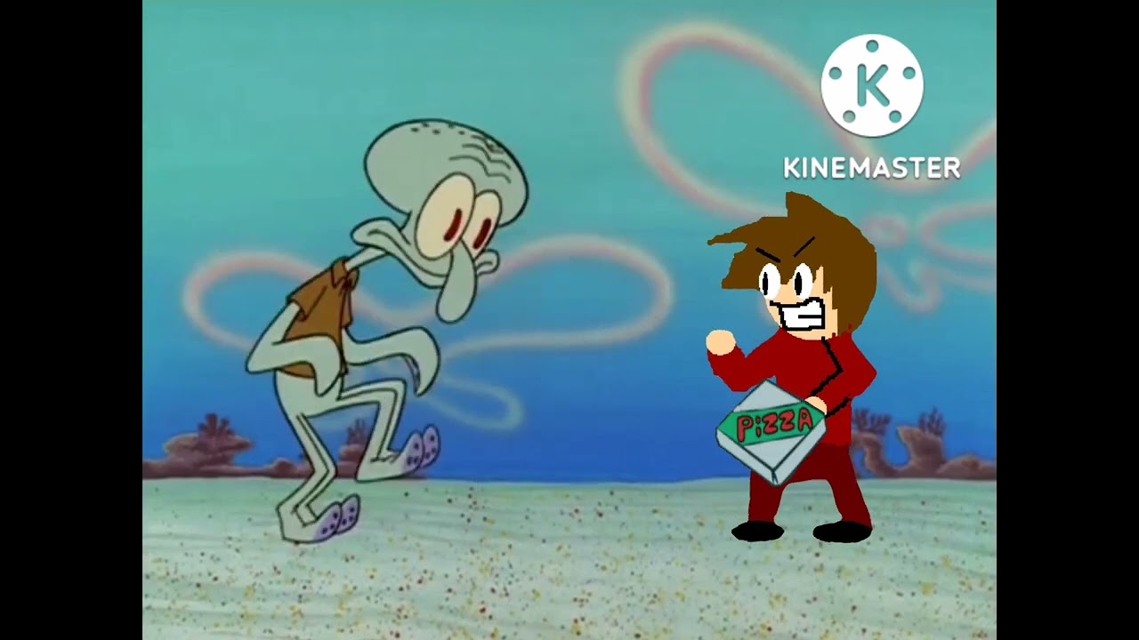 Squidward trying to get a pizza from Zerty - YouTube