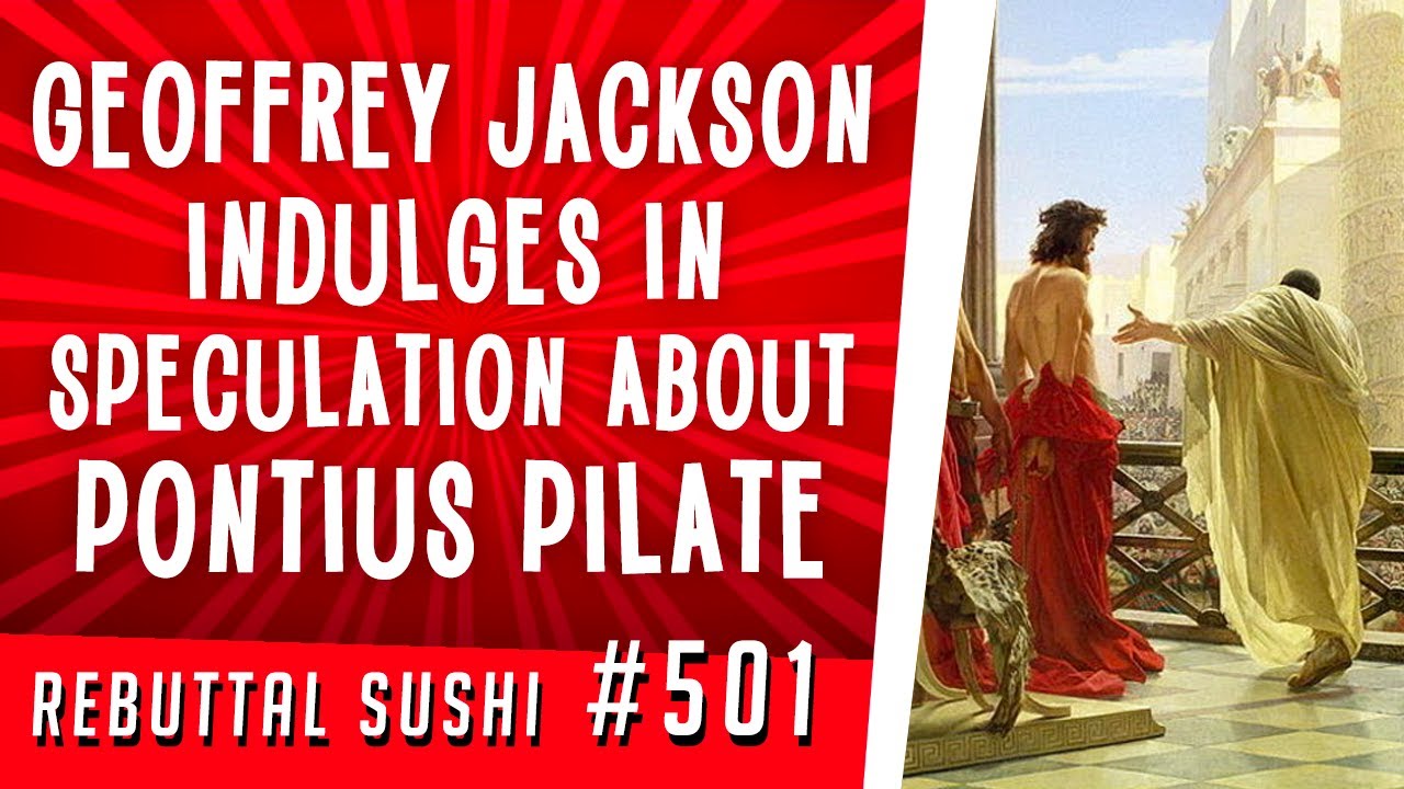 Geoffrey Jackson indulges in speculation about Pontius Pilate - YouTube