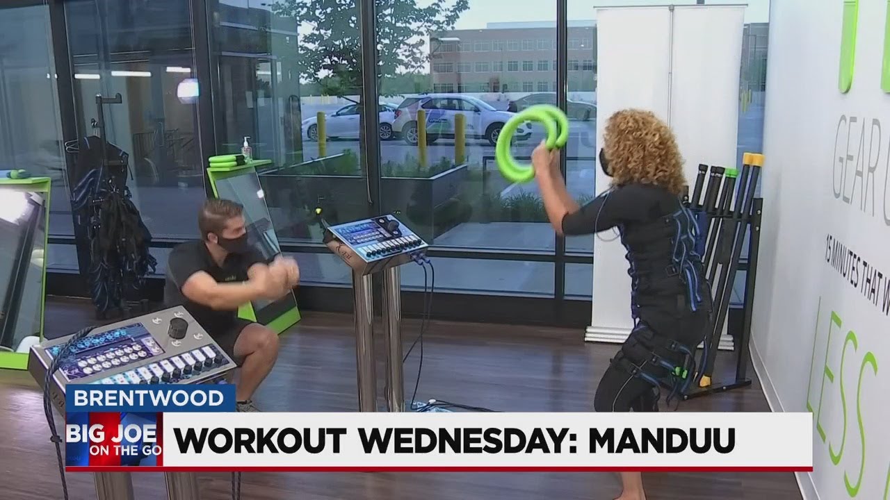 Manduu fitness suits you up for a tough, 15-minute workout session ...