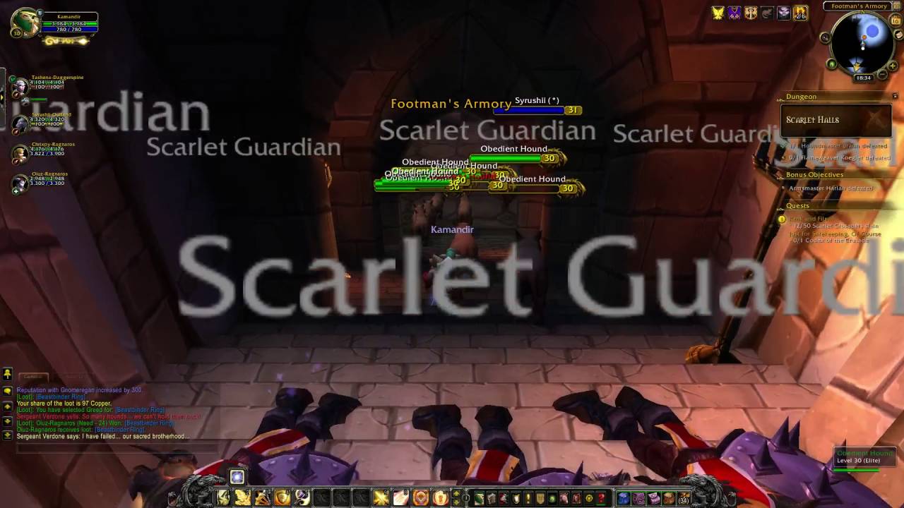 WoW dungeons #7 Scarlet Halls - YouTube