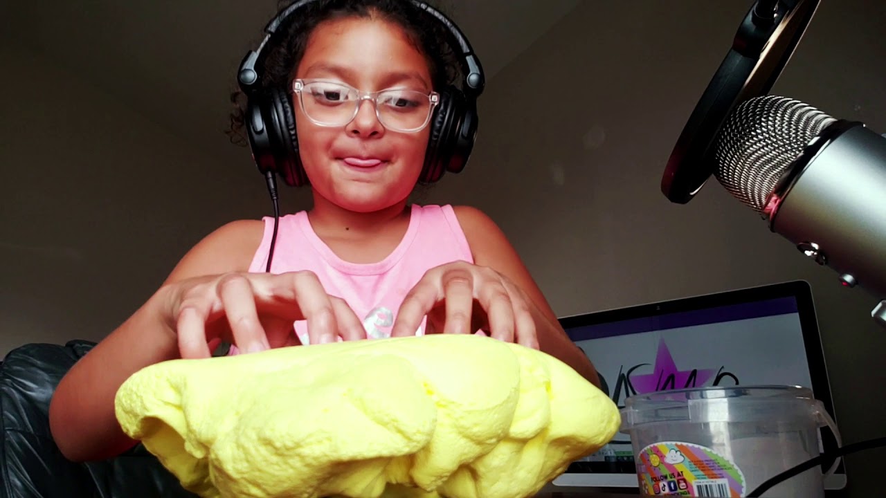 Butter Buckets Banana Scented "SLIME" - YouTube