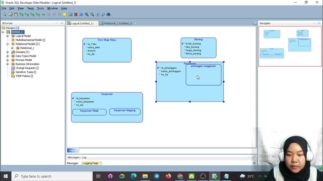 Penerapan Supertype dan Subtype Menggunakan Aplikasi Oracle Data Modeler || Basis Data - YouTube