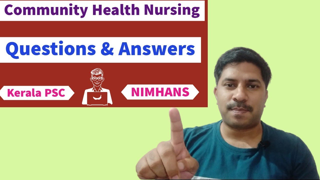 Community Health Nursing Questions and Answers with Rationales - YouTube