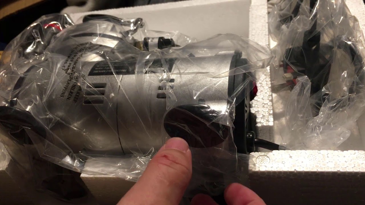 unbranded air compressor and 2 air gun unboxing (cheap chinese model ...