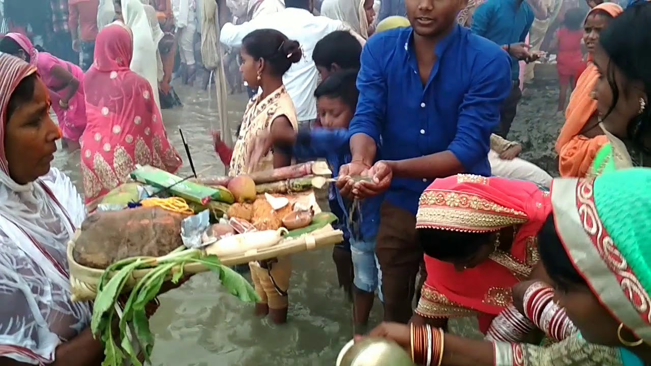 Happy Chhath pooja in Bihar - YouTube