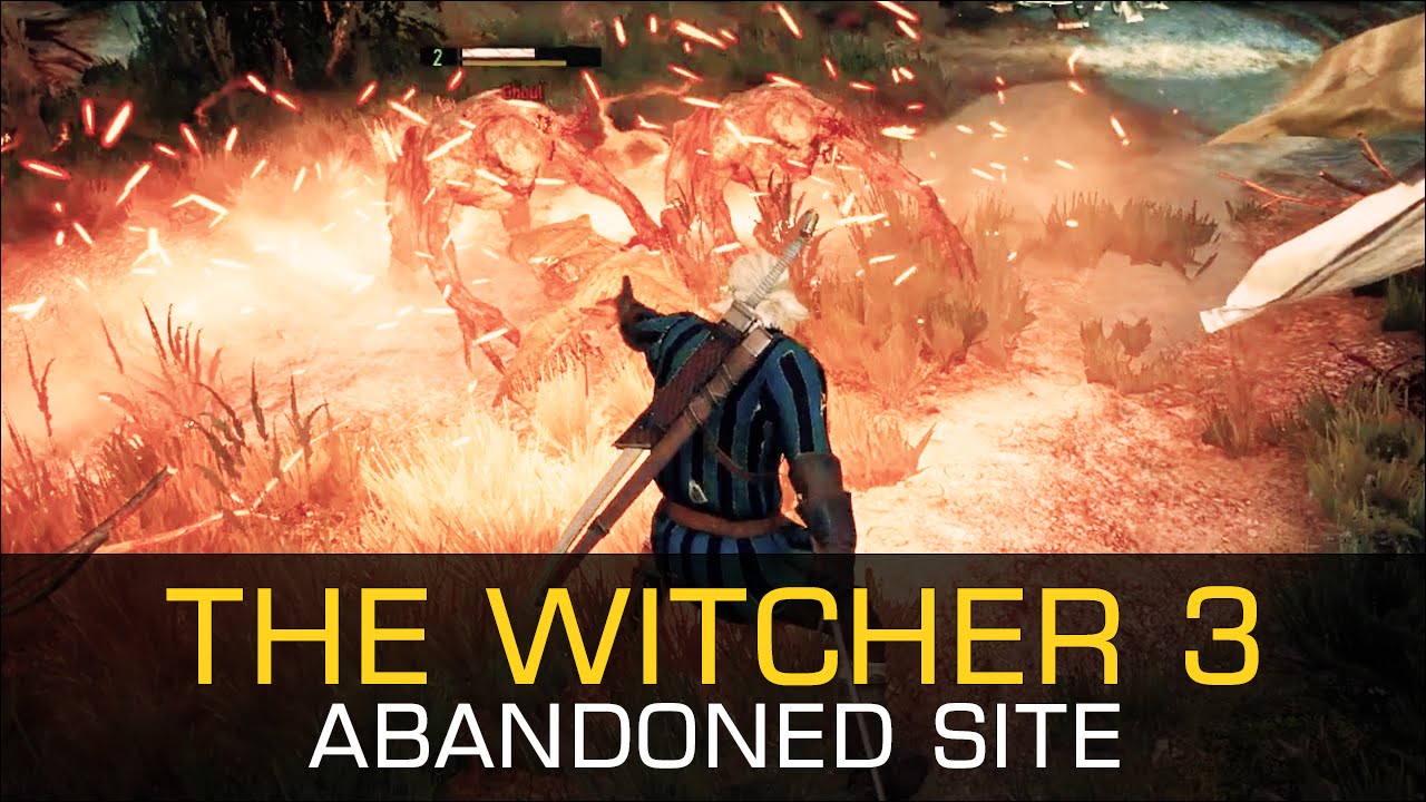 Abandoned Site GHOUL MONSTER NOVIGRAD VELEN - The Witcher 3 Wild Hunt ...