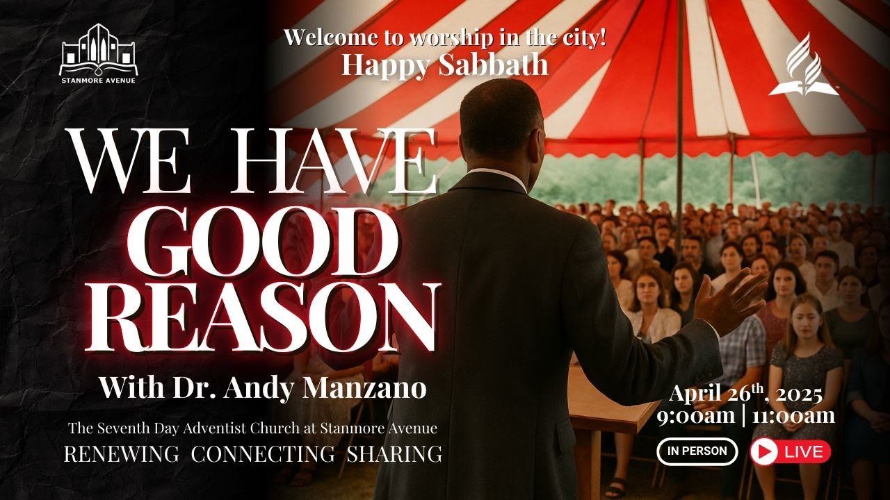 Sabbath Service April 26th 2025 with Dr. Andy Manzano - YouTube