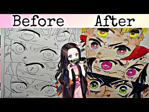 Drawing Tanjiro, Nezuko, Zenitsu and Inosuke | Demon Slayer-[Kimetsu no ...