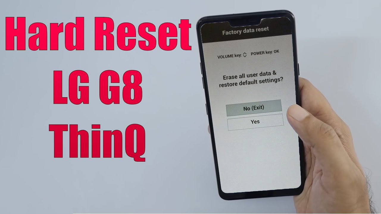 Hard Reset LG G8 ThinQ | Factory Reset Remove Pattern/Lock/Password ...