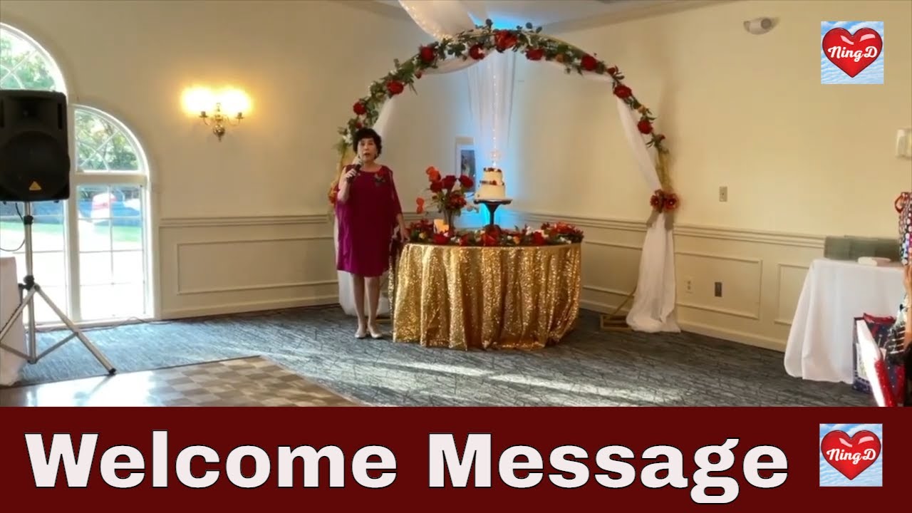Welcome Message and Introduction of Guests // My Sister's Birthday ...