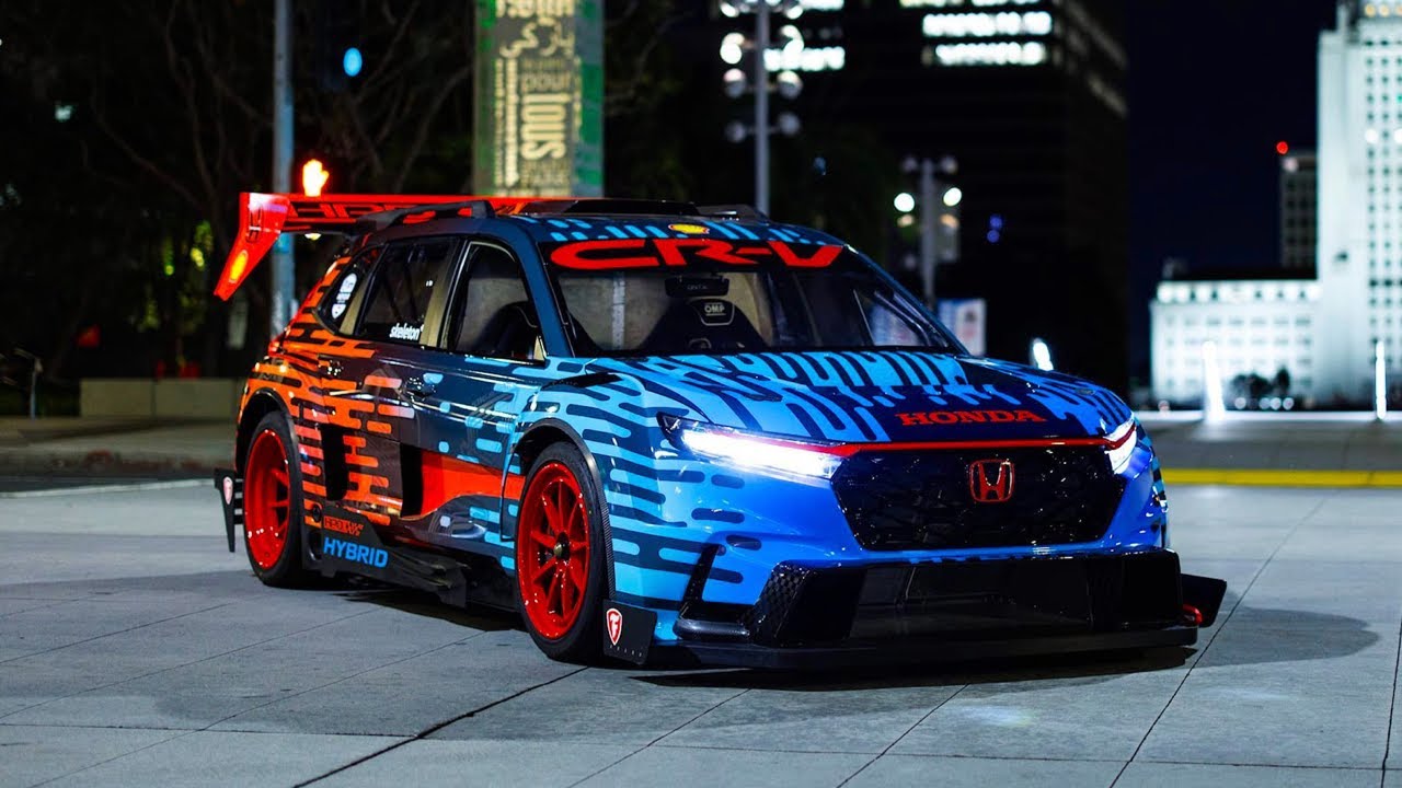 Meet Honda's 800-HP IndyCar-Powered CR-V Hybrid - YouTube