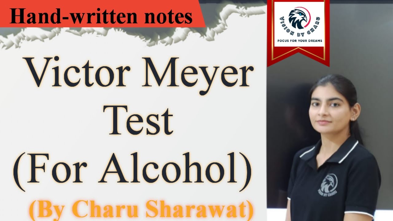 Victor Meyer Test For Primary Secondary & Tertiary Alcohol ...