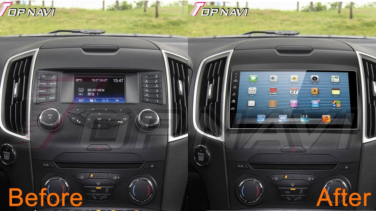 Android Car Radio For Ford Edge Ranger 2015-2018 Multimedia Video ...