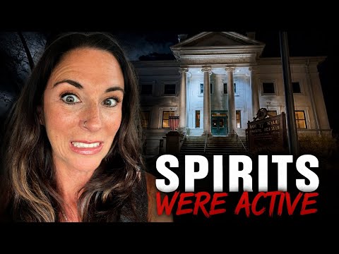 We spent the night at the HAUNTED Veterans Memorial Hall - YouTube