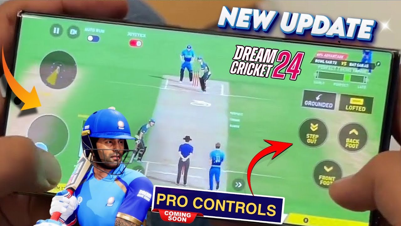 Dream Cricket 24 New Update | Pro Joystick Controls Reveal - YouTube