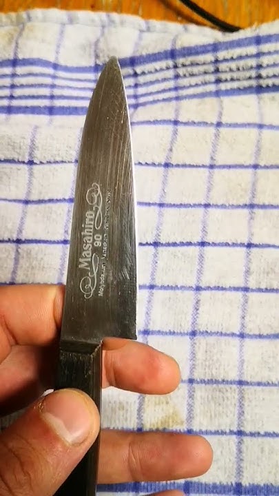 Нож Масахиро на заточке 👌 #shorts #нож #заточка #ножи #knives #knife ...