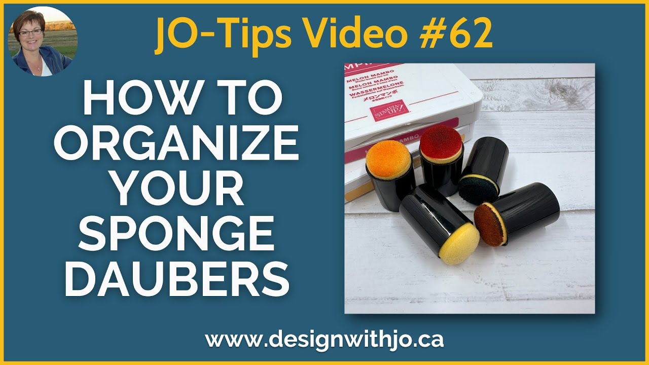 How to Organize Your Sponge Daubers | JO-Tips #62 - YouTube