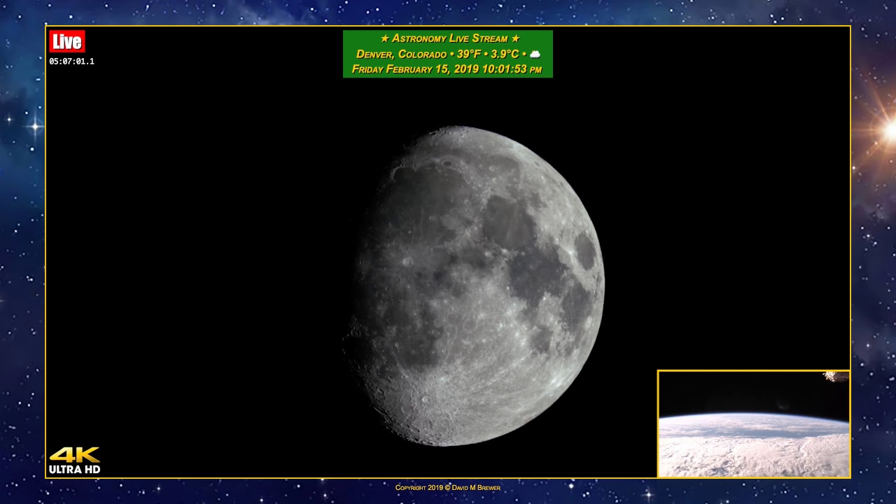 Live Moon Tonight... in 4K! - YouTube