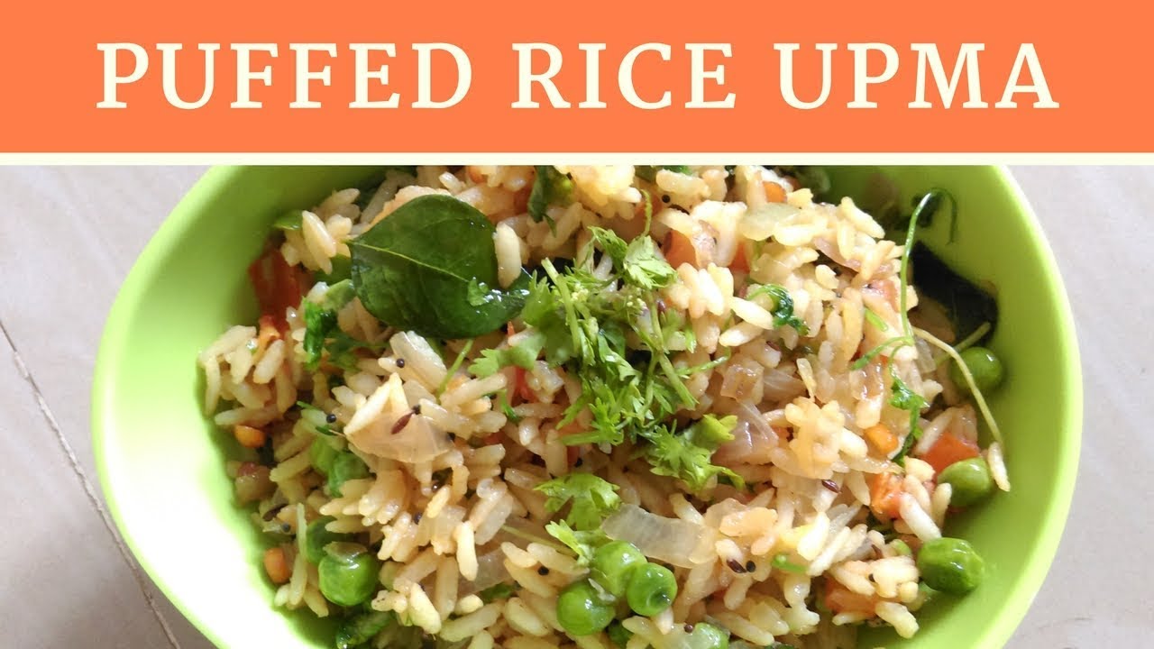 Puffed rice upma / uggani in 5 mins | Maramaralu upma recipe - EP-20 ...