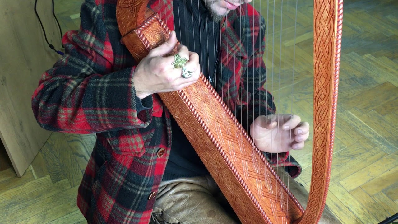 Celtic Harp - Handmade Instrument - OAK - YouTube