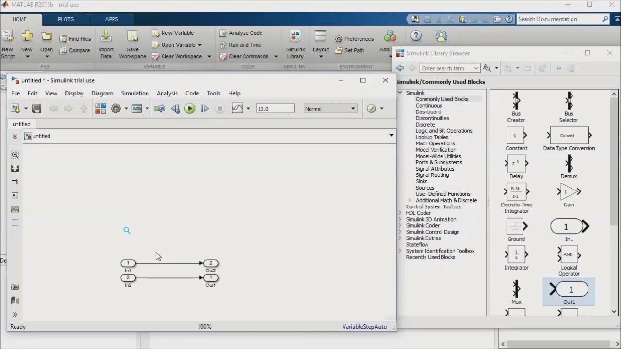 Simulink Signal Routing Naming And Logging Youtube