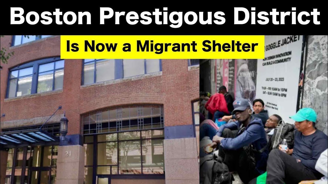 Boston Begins Evicting Their Migrants - YouTube
