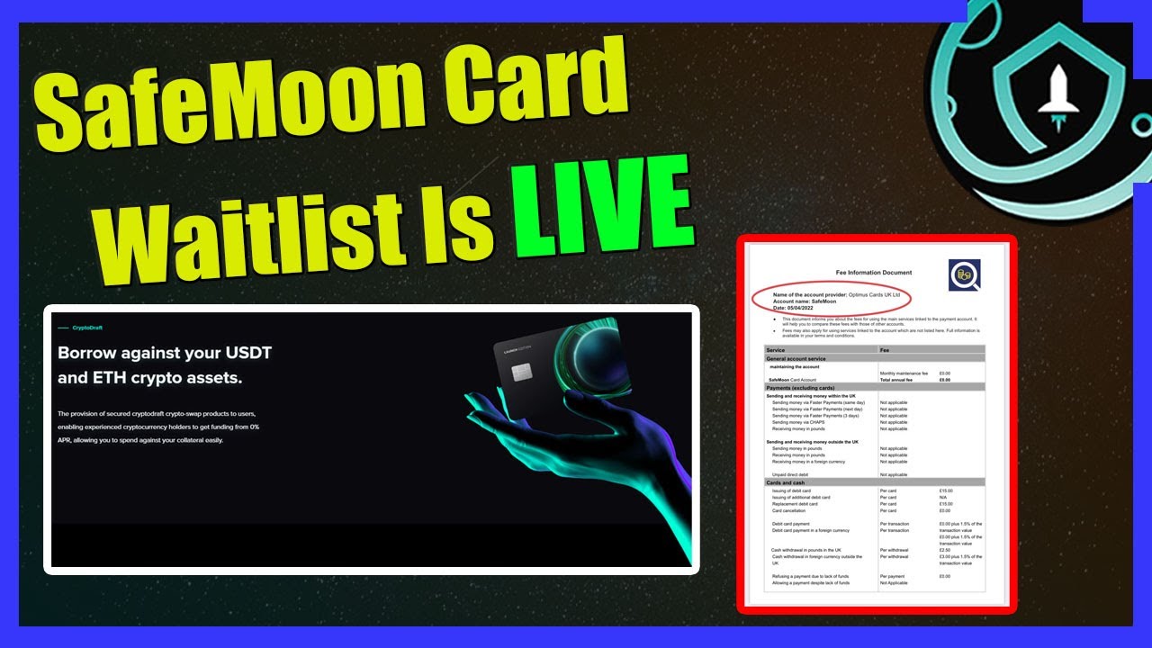 **REVEAL** SafeMoon Card's Newest Feature + Waitlist - YouTube