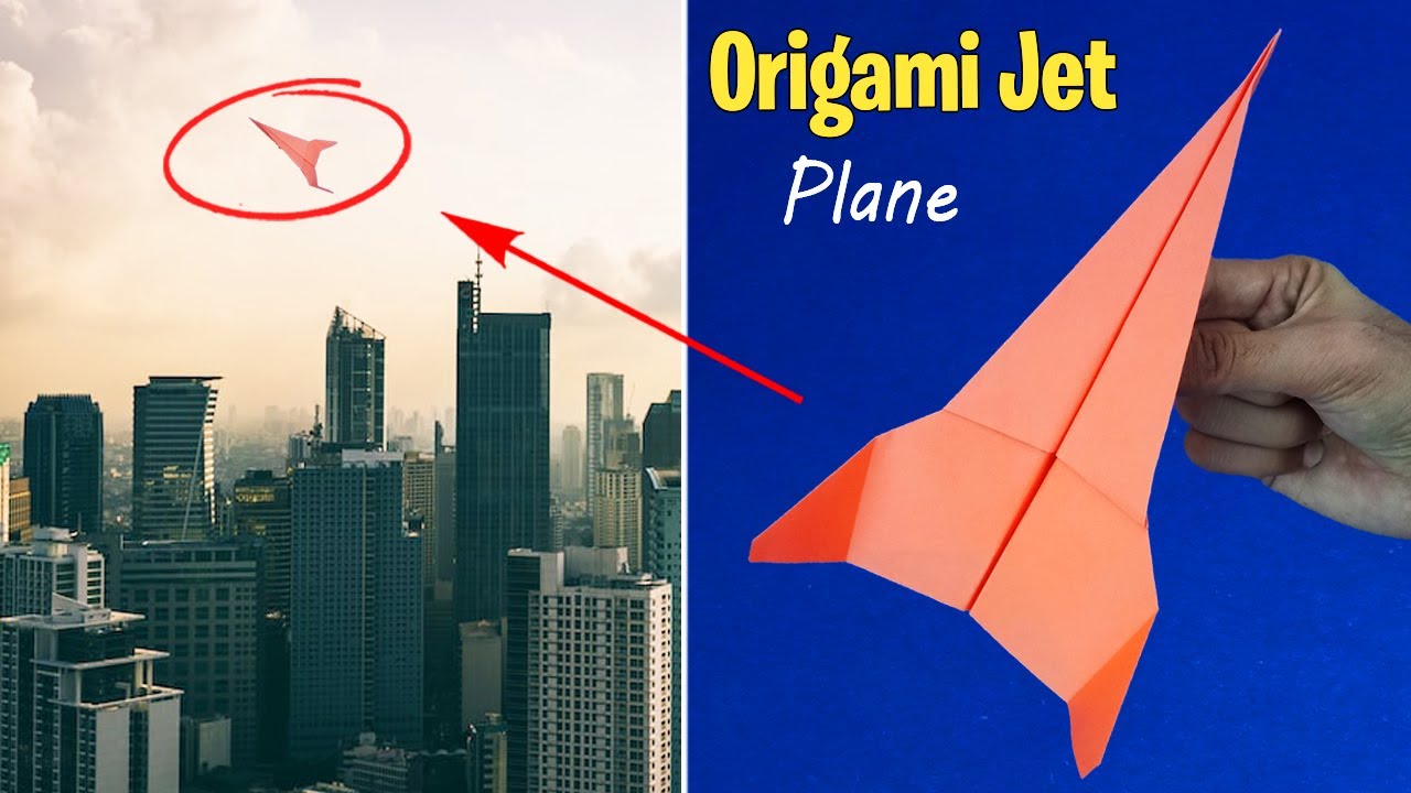 Simple Origami Jet Plane - How to Make the Best Paper Airplane in the ...