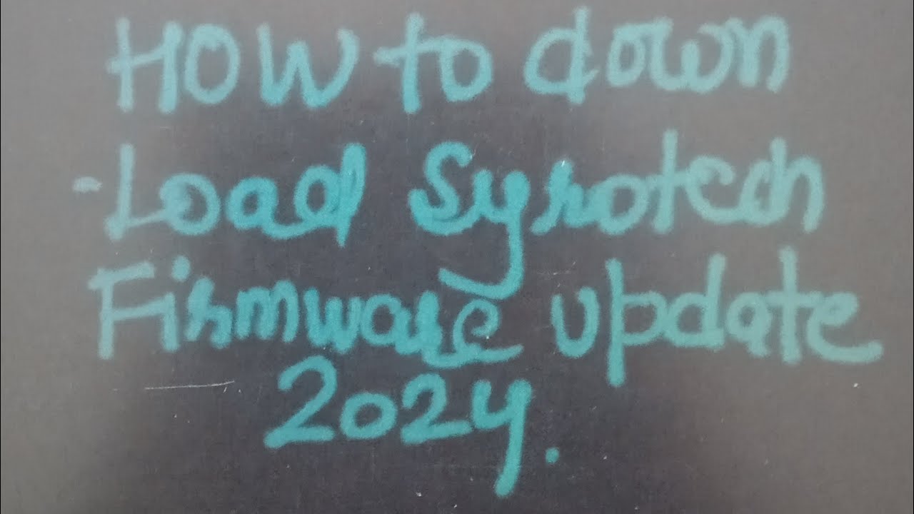 Method to download Syrotech Router Firmware update 2024. - YouTube
