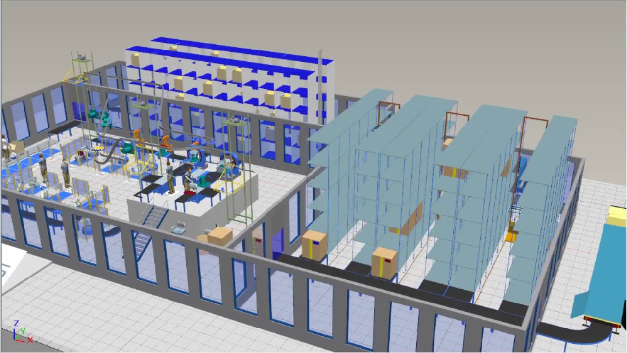 PlantSimulation - Fábrica de Cadeiras - YouTube