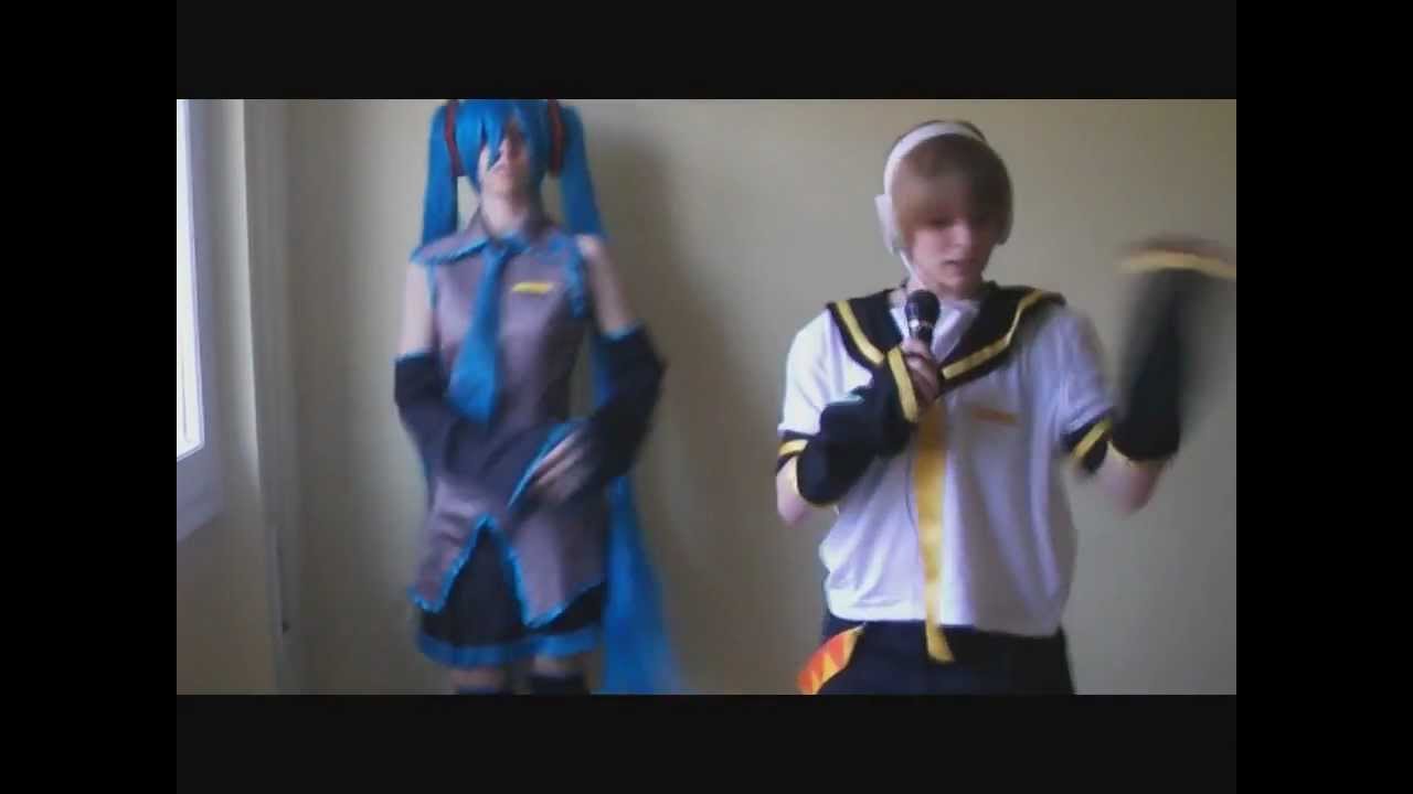 【ミク初音・レン鏡音】Danjo Danjo Dance【Miku Hatsune・Kagamine Len Cosplay】 - YouTube