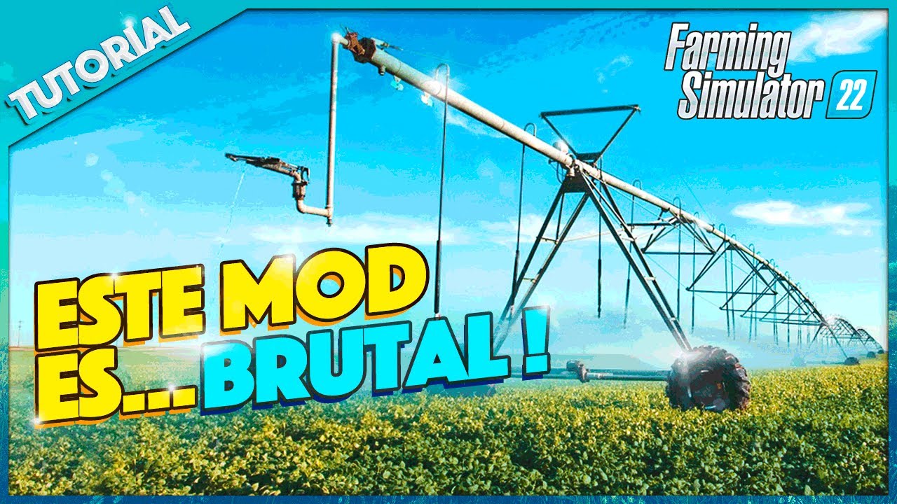 Nuevo sistema de riego y crea campos REDONDOS | FS22 Mods Tutorial - YouTube