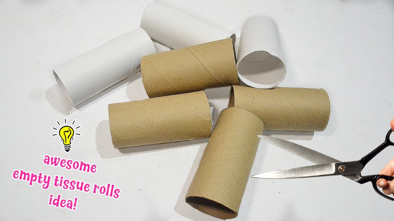 4 Ways To ReUse/Recycle Empty Tissue Roll That Absolutely Easy To Make ...