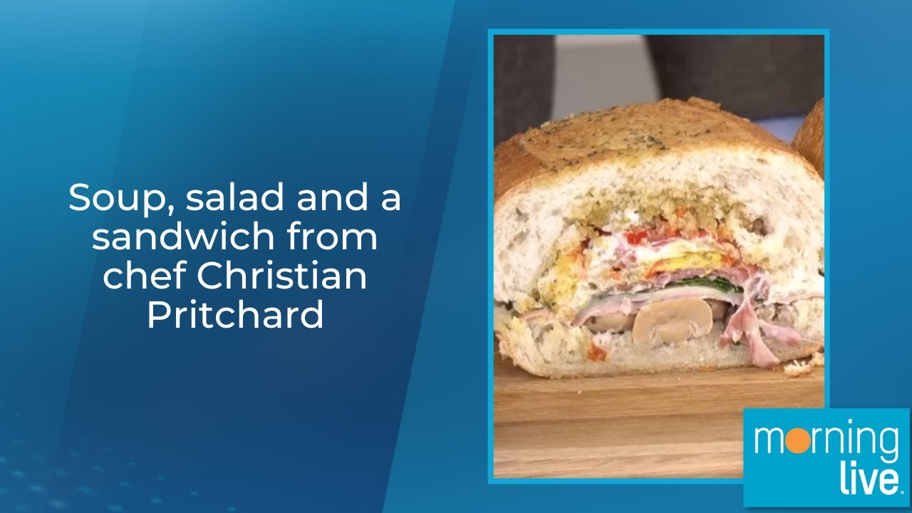 Soup, salad and a sandwich from chef Christian Pritchard - YouTube