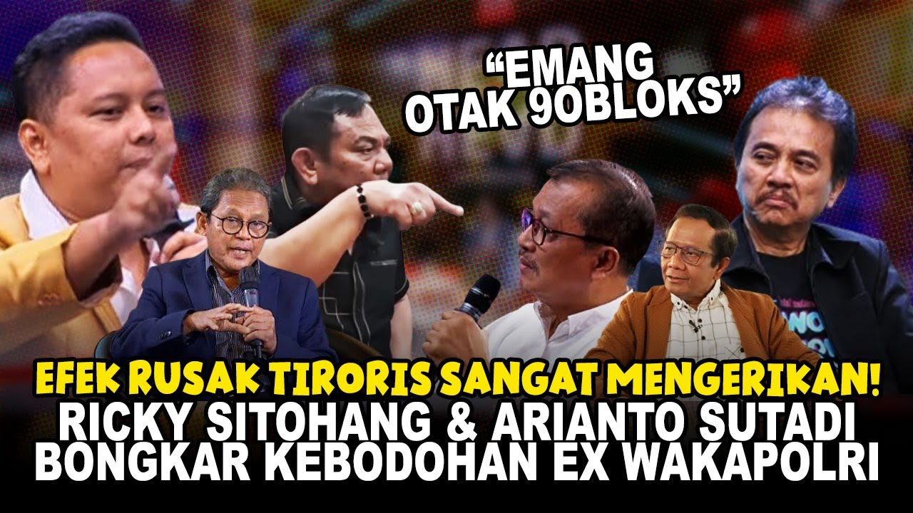 RESPON MENOHOK RICKY SITOHANG MENONTON PERDEBATAN PITRA ROMADONI VS X ...
