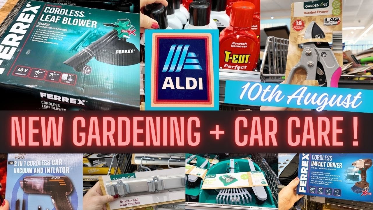 What’s New at Aldi THIS Week! 🛒 Gardening & Car Care | 10th August 2025 ...