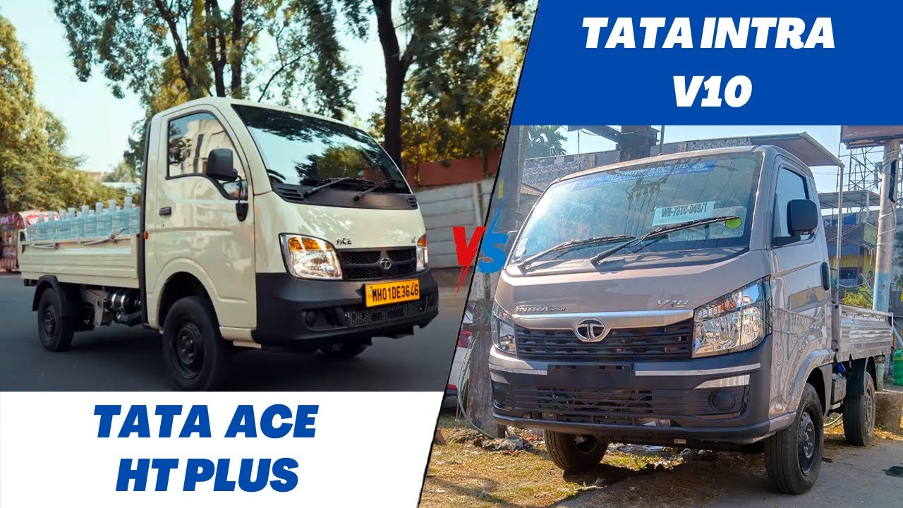 New Tata Ace HT Plus vs New Tata Intra V10: Commercial Dhamaka Ka ...