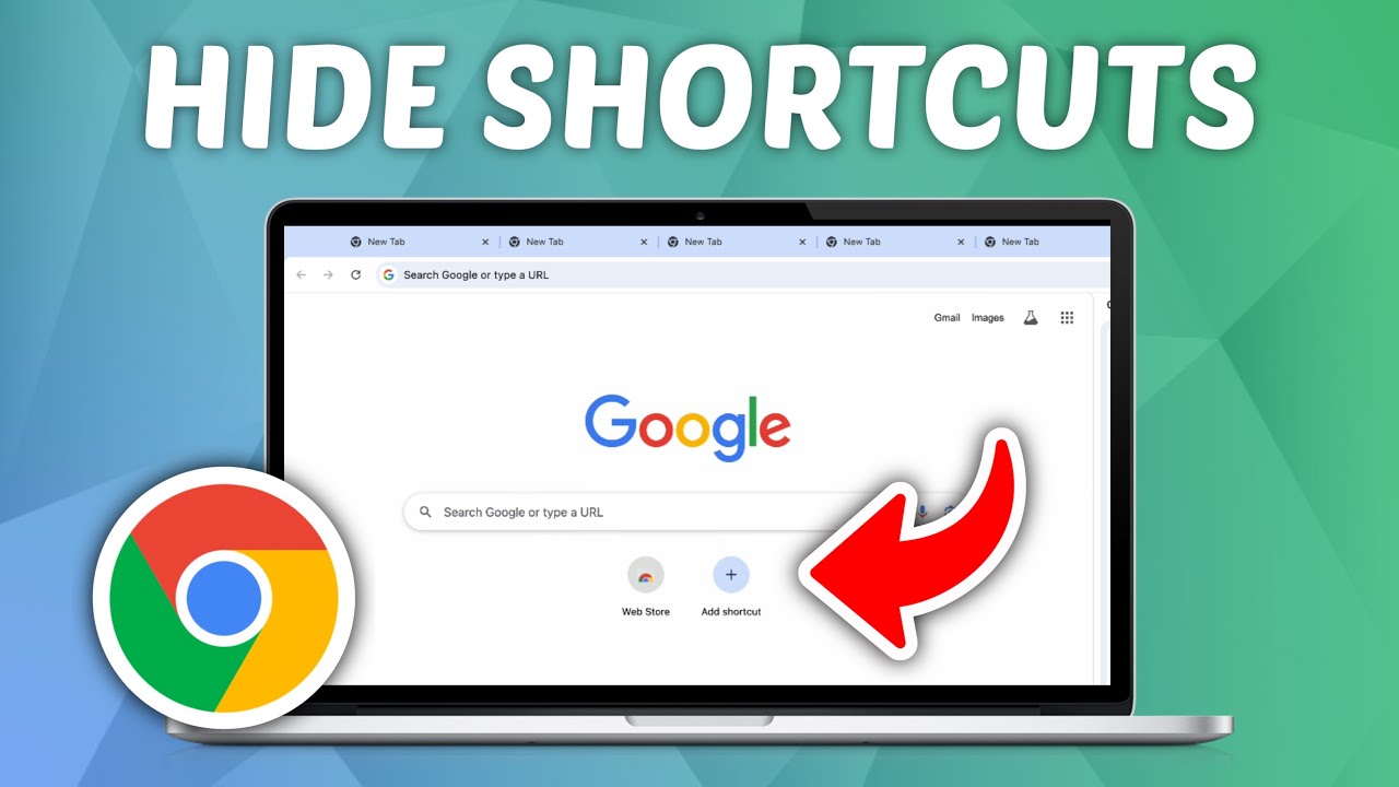 How to Hide Shortcuts in Google Chrome - YouTube